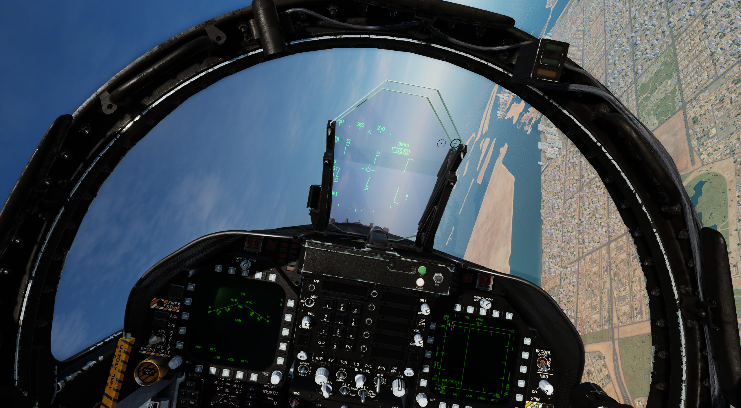 F/A-18C Hornet Black UFC pit